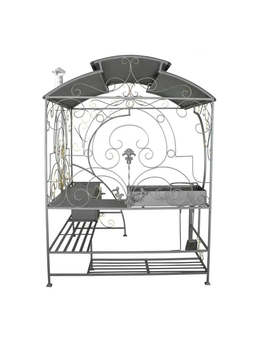 Мангал беседка Фонтан