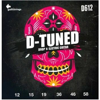 Струны для электрогитары Galli Strings D612