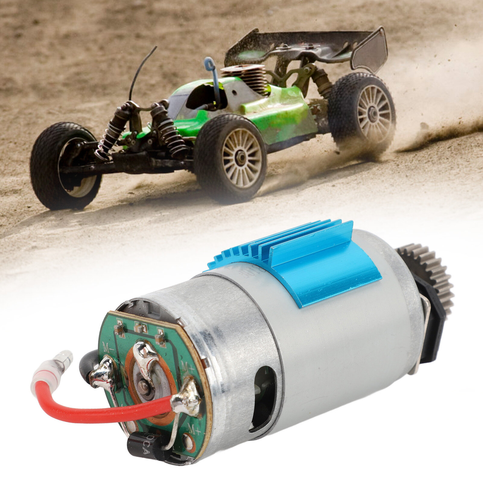 RC Brushed Motor Professional High Speed ​​19000rpm Carbon Brushed Metal Motor для WLTOYS 124010 RC Car Accessories
