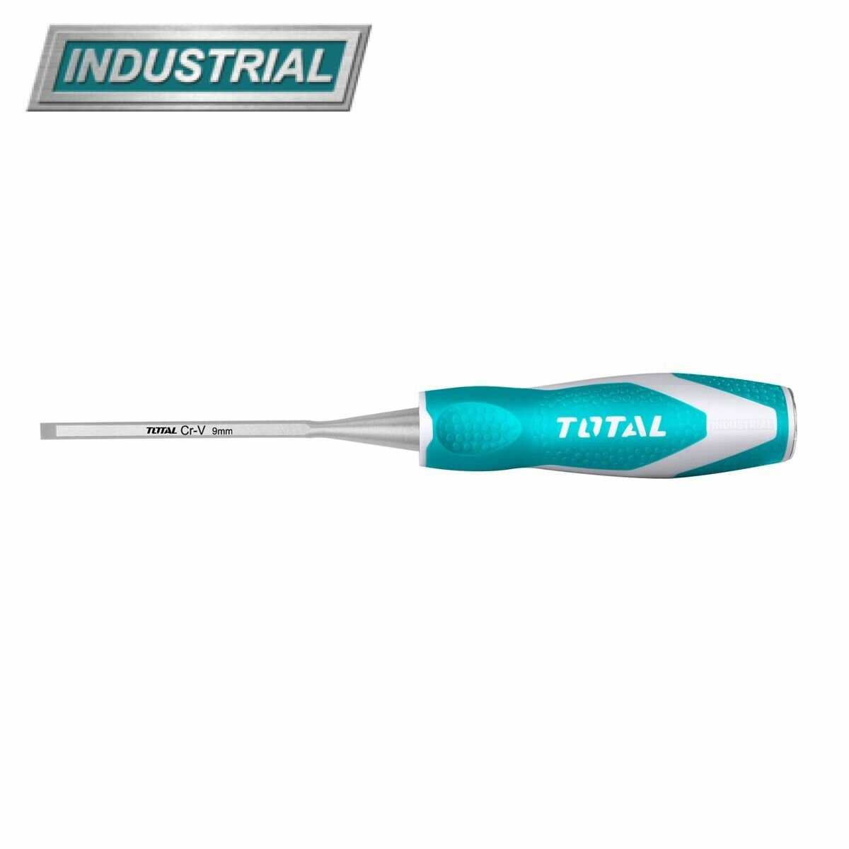 Стамеска по дереву 9x140мм (3/8") , хромованадиевое лезвие, TOTAL THT4196