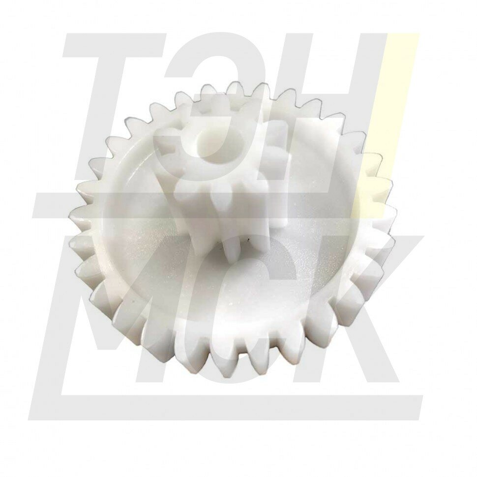 Средняя шестерня для мясорубки Polaris PMG 1835A, PMG 1829, D64мм, 30/10 зубьев, h1132