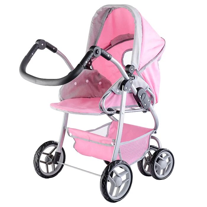 Детская коляска для кукол( металл) , размеры 71х43х77 см. Для детей 4-8 лет.