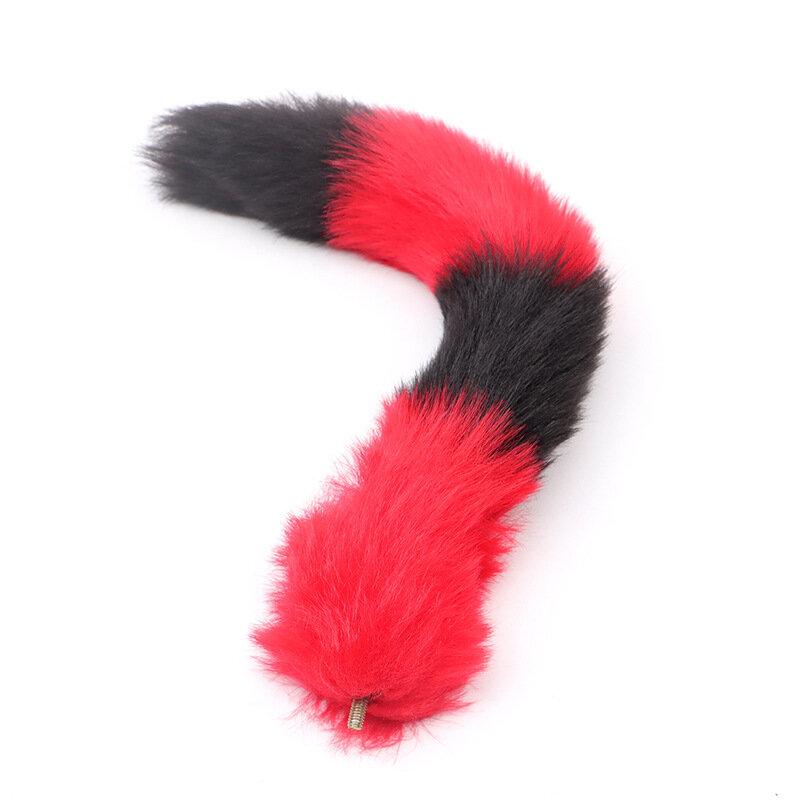 Моделирование лисьего хвоста волос шар хвост металлический съемный анальный штекер sm забавный переодевание задний сад хвост реквизит анальный