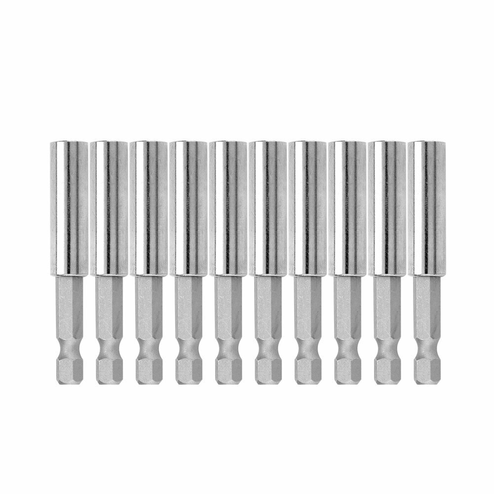 10 шт. 60 мм магнитный быстросъемный держатель для сверл с шестигранным хвостовиком 1/4 дюйма