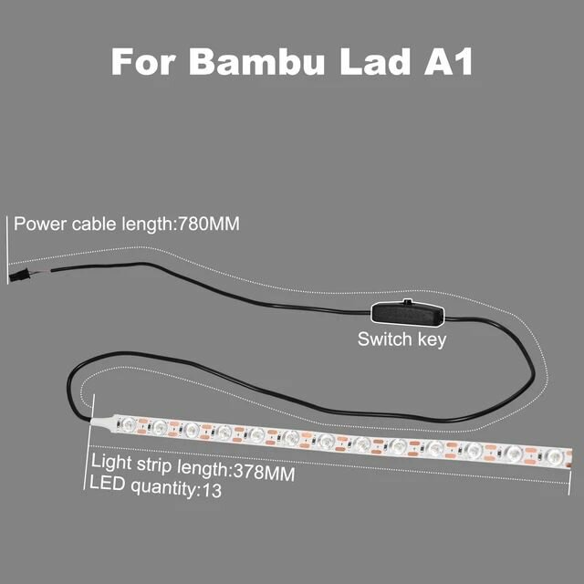 Светодиодная лента Ra95 для 3D принтера Bambu A1