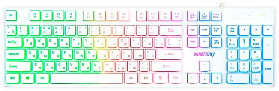 Клавиатура SmartBuy ONE 251 USB White (SBK-251U-W)