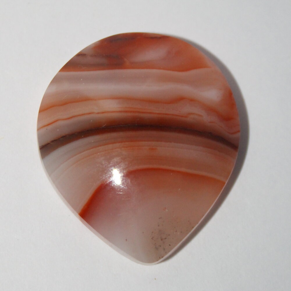 Кабошон агат переливт, ювелирная вставка, 29х25х3 мм, Урал, "True Stones"