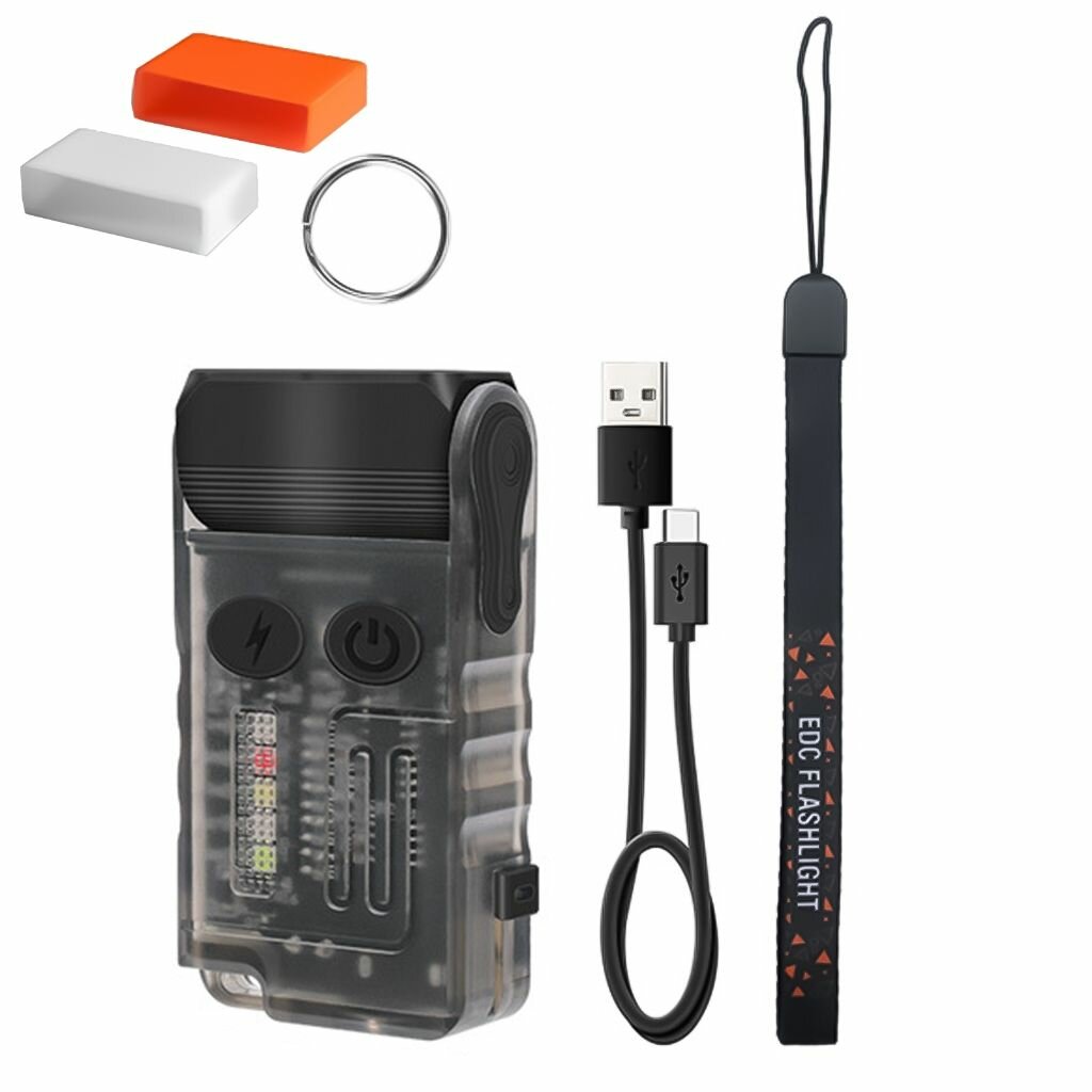 Светодиодный карманный фонарик-клипса для кемпинга, пешего туризма, скалолазания на открытом воздухе