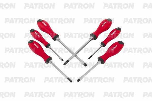 Набор отверток 6шт: PH1x75, PH2x100, PH3x150, SL5x75, SL6x100, SL8х150