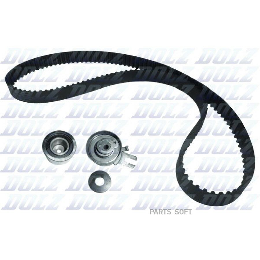 DOLZ SKD111 Комплект ГРМ (ремень 2 ролика комплект крепежа) VOLVO C30 C70 S40 S60 S80 D3 D4 ()