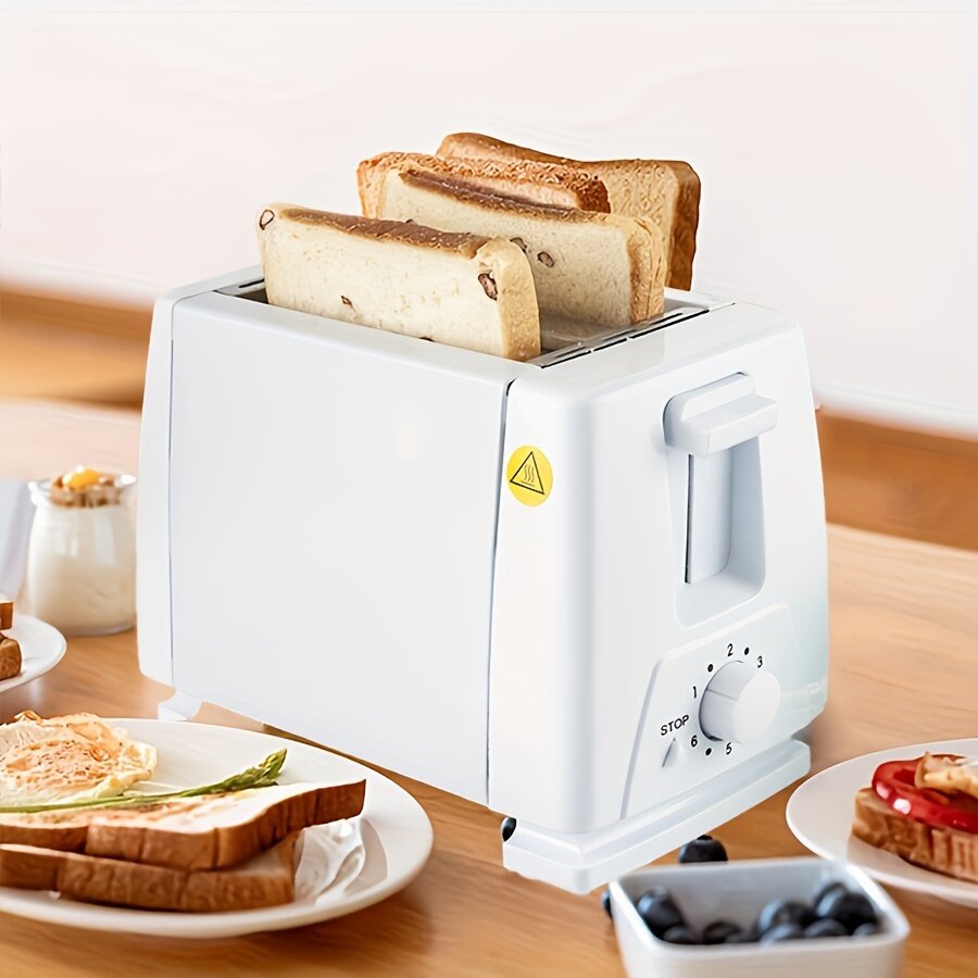 1 шт, 2-слотовый тостер, домашний тостер, тостер, тостер, машина для приготовления сэндвичей на завтрак