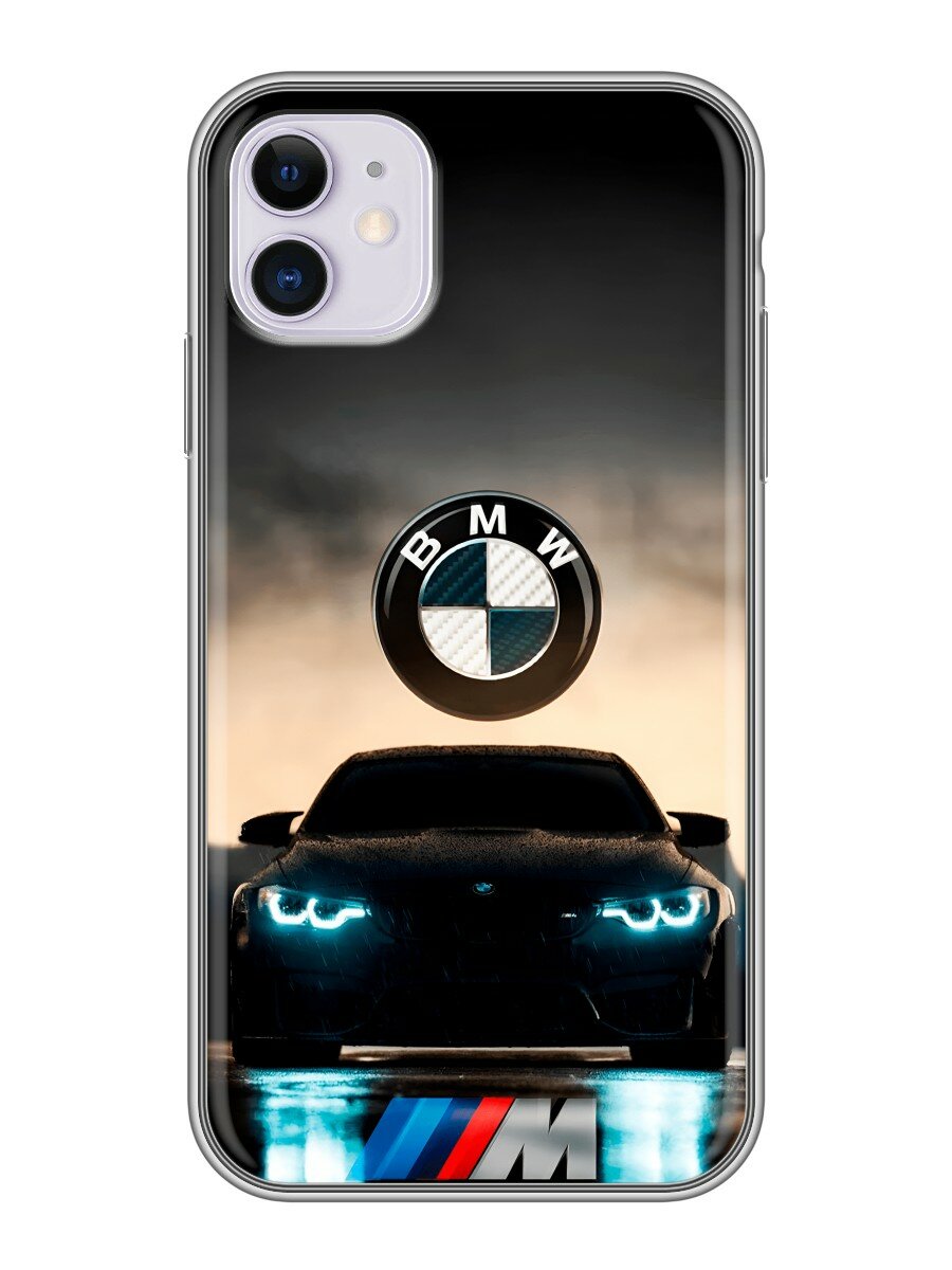 Чехол для Iphone 11 с принтом BMW БМВ (Айфон 11)