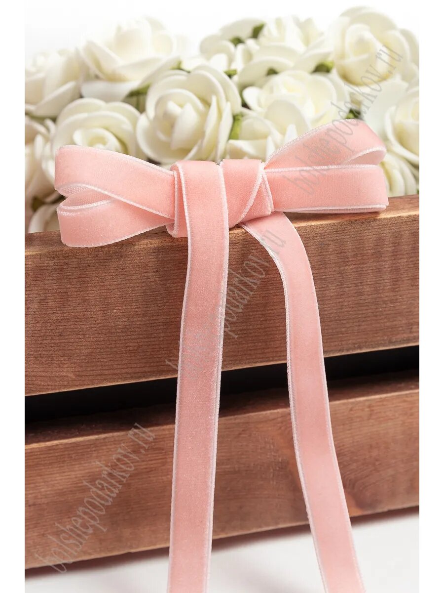 Бархатная лента Premium 1см (5м)