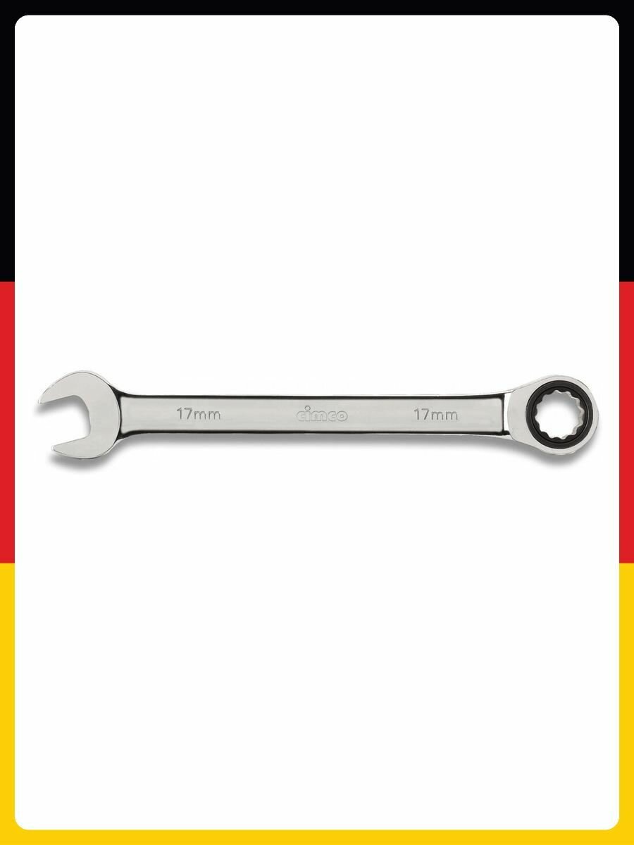 Комбинированный ключ с храповым механизмом Cimco. Размер 17 мм 112517