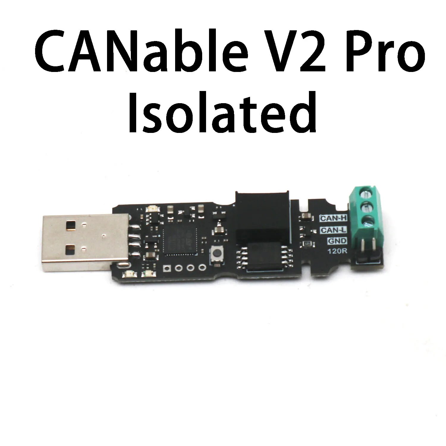 CANable V2.0 USB-адаптер для анализа протоколов CAN-шины, трансивер USBCAN, адаптер CAN-FD, прошивка SLCAN, Cangaroo