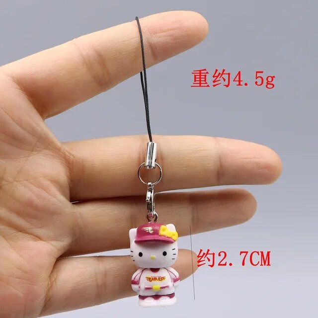 Милый кулон в виде игрушки Hello Kitty, симпатичный чехол для телефона с кошкой, декоративный кулон для ожерелья, милые женские аксессуары, оптовая продажа подарков к праздникам.