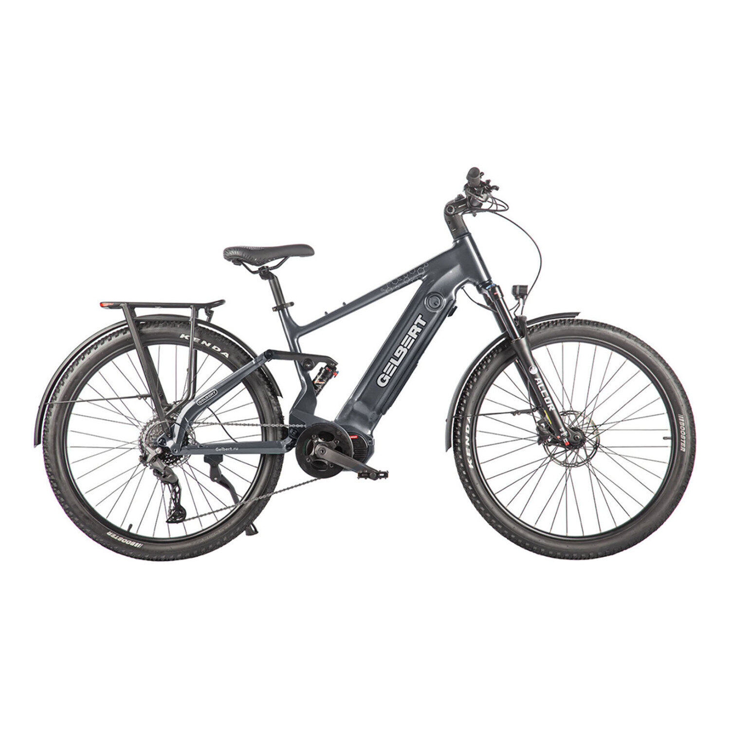 Электровелосипед Gelbert (Eltreco) Alcor Серый, для мужчин ,500