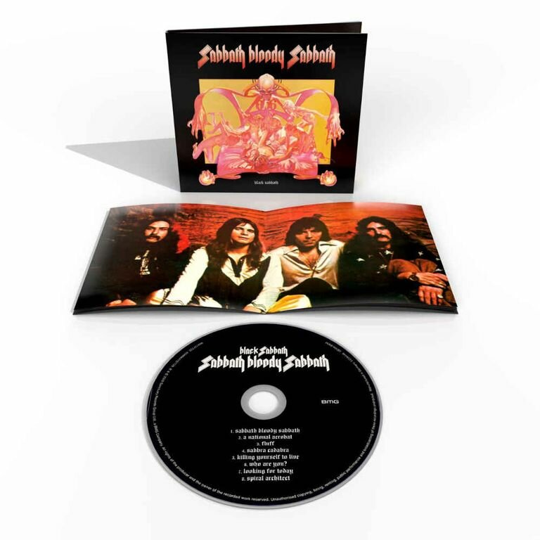 Компакт-диск Black Sabbath – Sabbath Bloody Sabbath, CD, Tri-Fold Digisleeve, Remastered, Limited Edition, BMG 2025