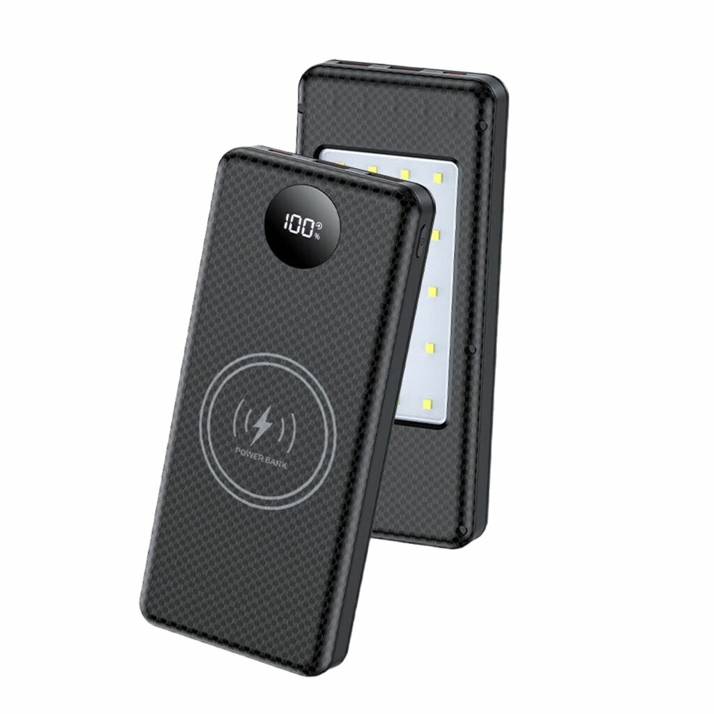 DIY Power Box для 8 % 18650 батарей хранения цифровой экраны быстрого зарядки, Черный - 22,5 Вт При 15 Вт