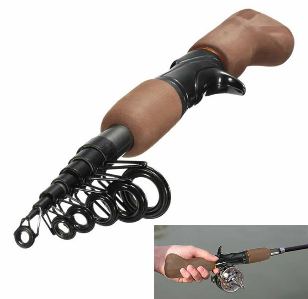 Портативный Телескоп Из Углеродного Волокна С Удочкой Для Путешествий Sea Rock Spinning Pole