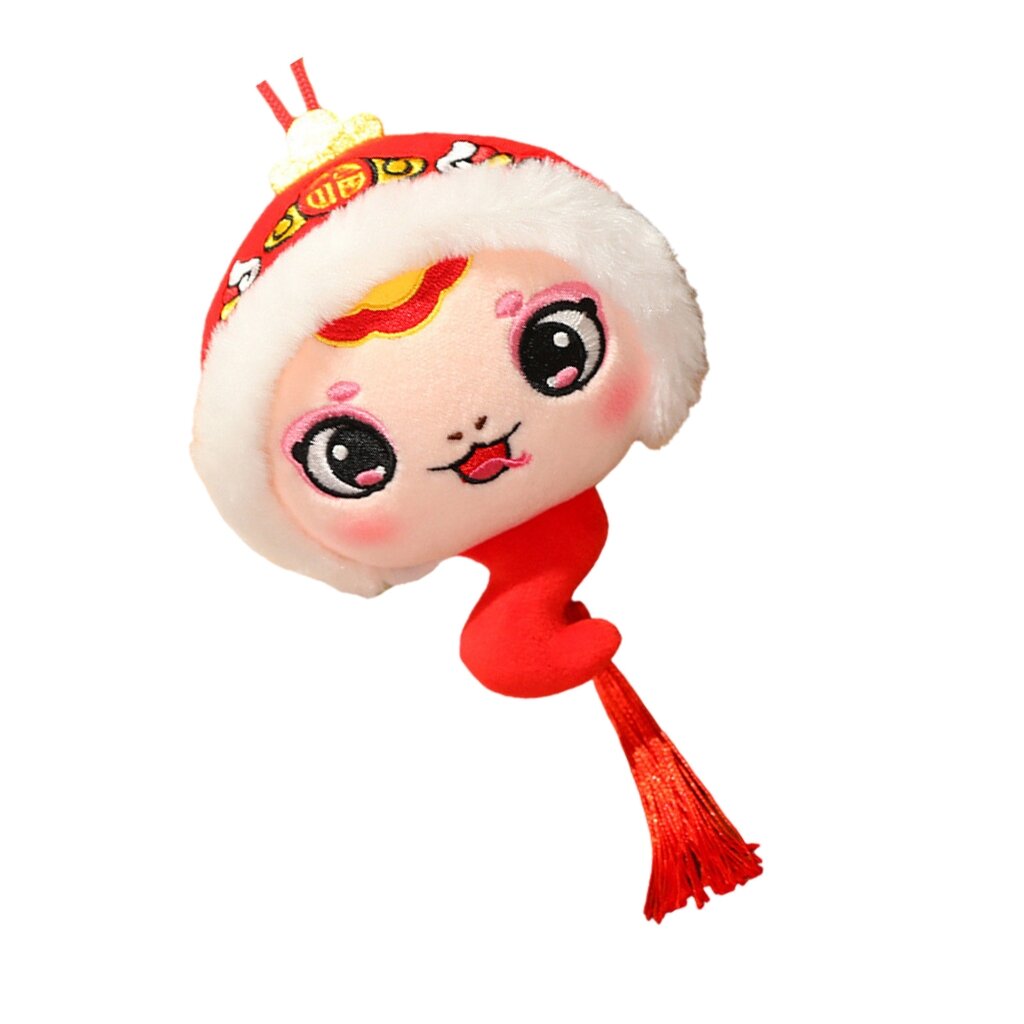 Плюшевый змей-талисман для праздника