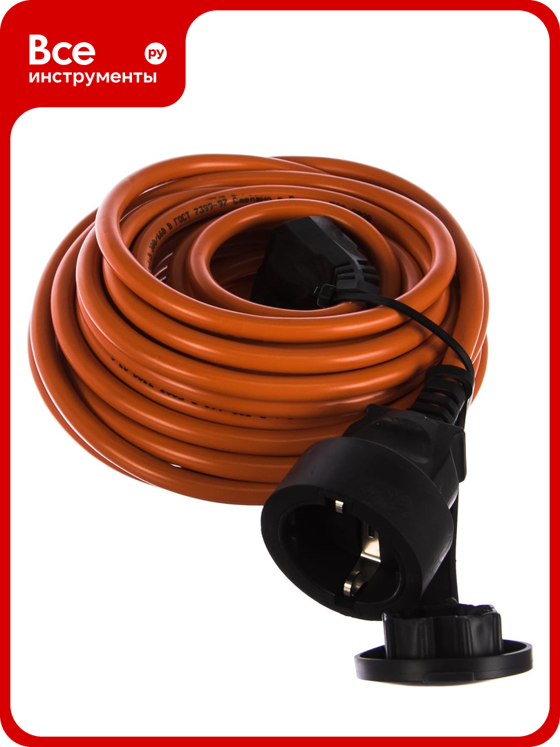 Удлинитель-шнур Gigant с/з ПВС 3х1,5 16A 10м IP 44 INDUSTRY EG PE-015, 10 м, прочные