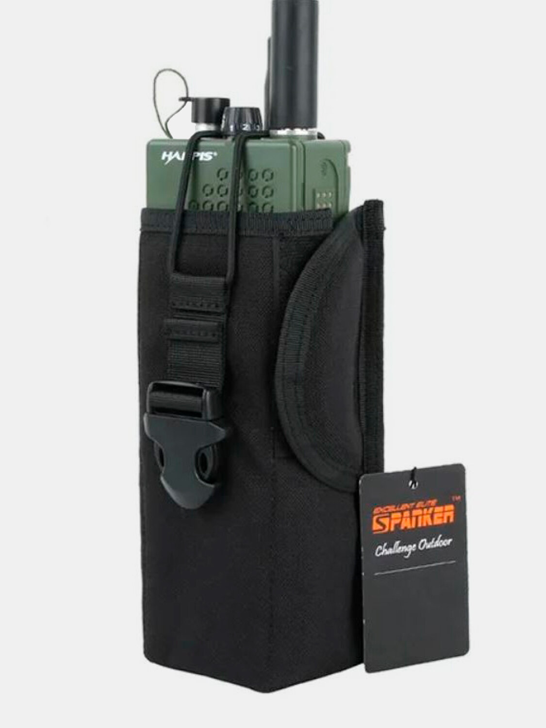 Подсумок под рацию вертикальный SPANKER® EP114 Black (Черный)