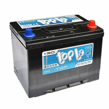 Автомобильный аккумулятор Topla Top JIS D26L 75 А. ч 740А 260x175x225 (118875, 57529)
