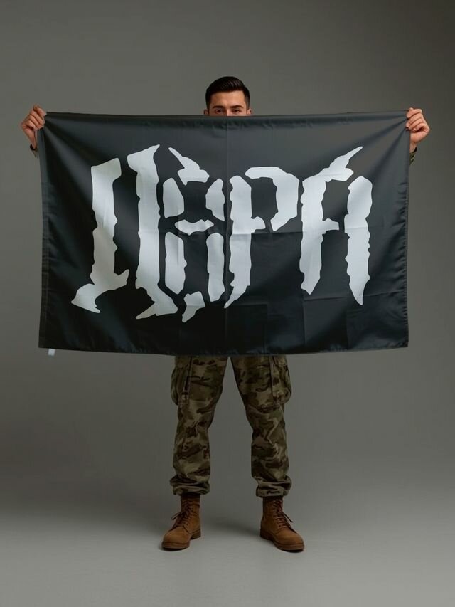 Флаг Дора Д8РА, 70х105 см на сетке для флагштока