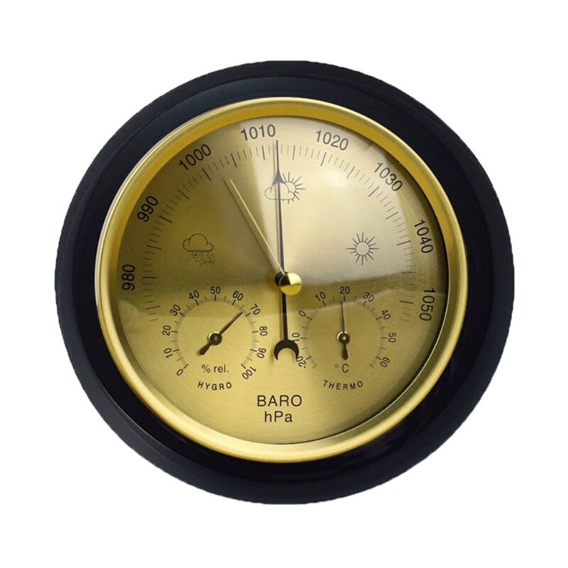 Мини-гигрометр термометр барометр часы