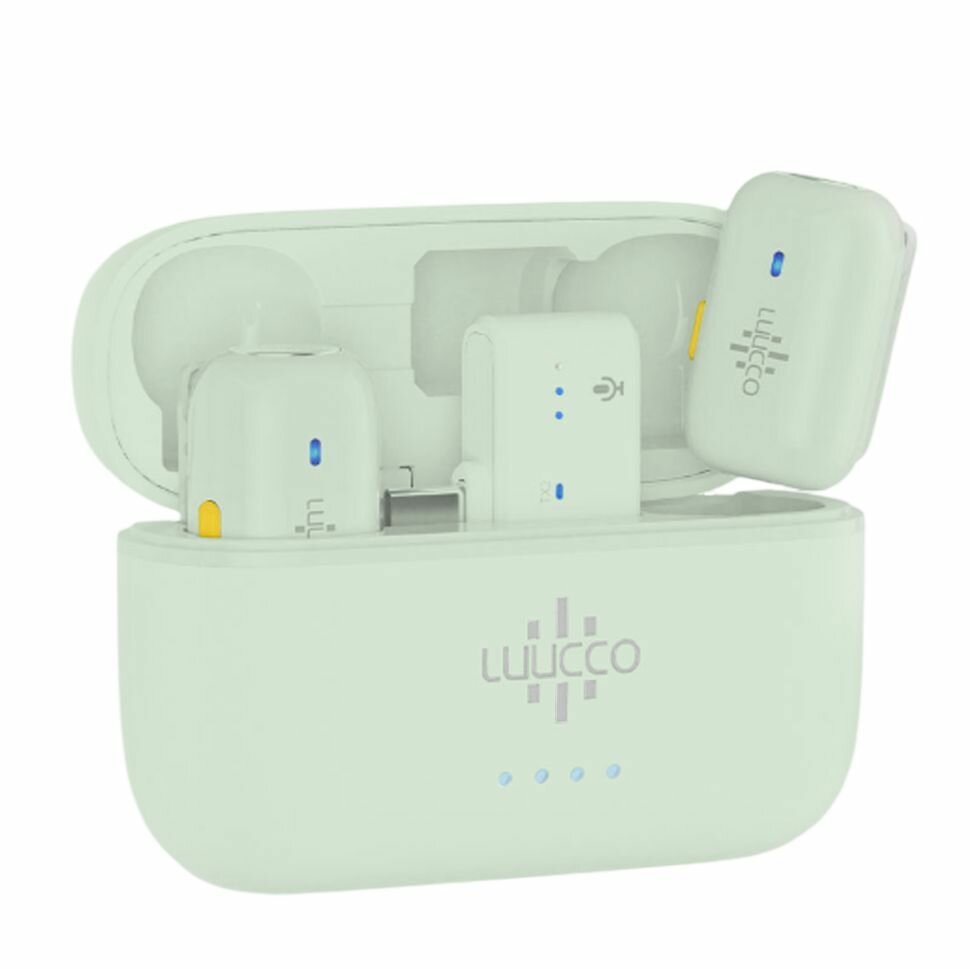 Радиосистема Luucco MiniPods Type-C Зелёная