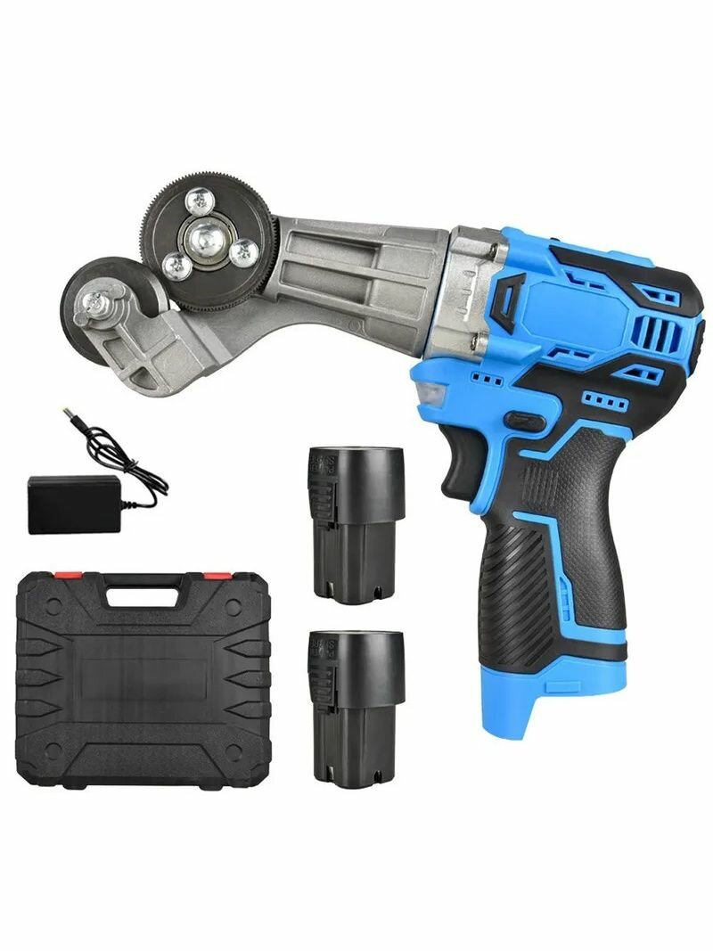 Ножницы электрические по металлу, Ножницы строительные, 16,8В, 1400 об/мин, толщина резки 0,2-1 мм