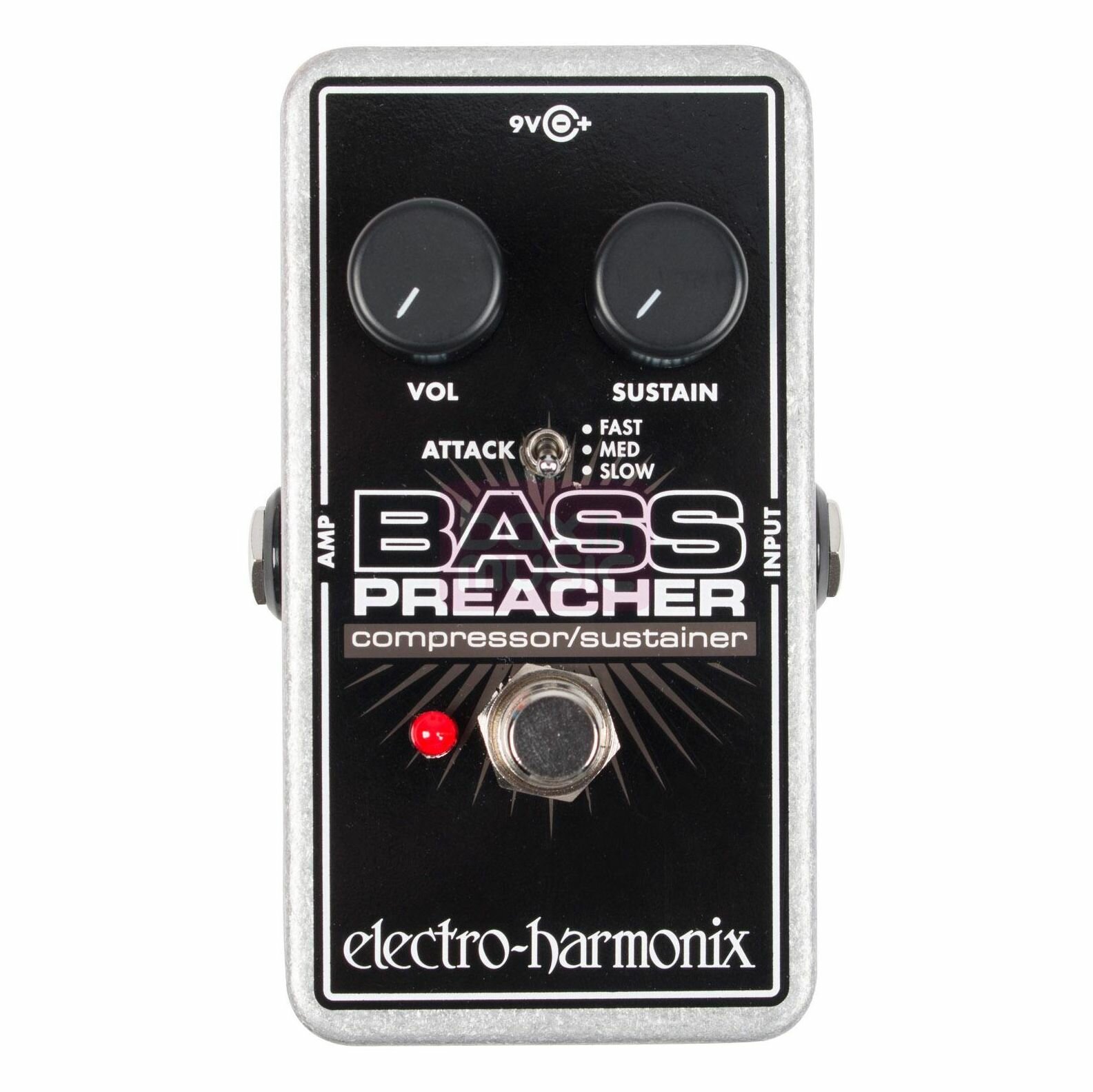 Педаль эффектов Electro-Harmonix (EHX) Bass Preacher Compressor Sustainer