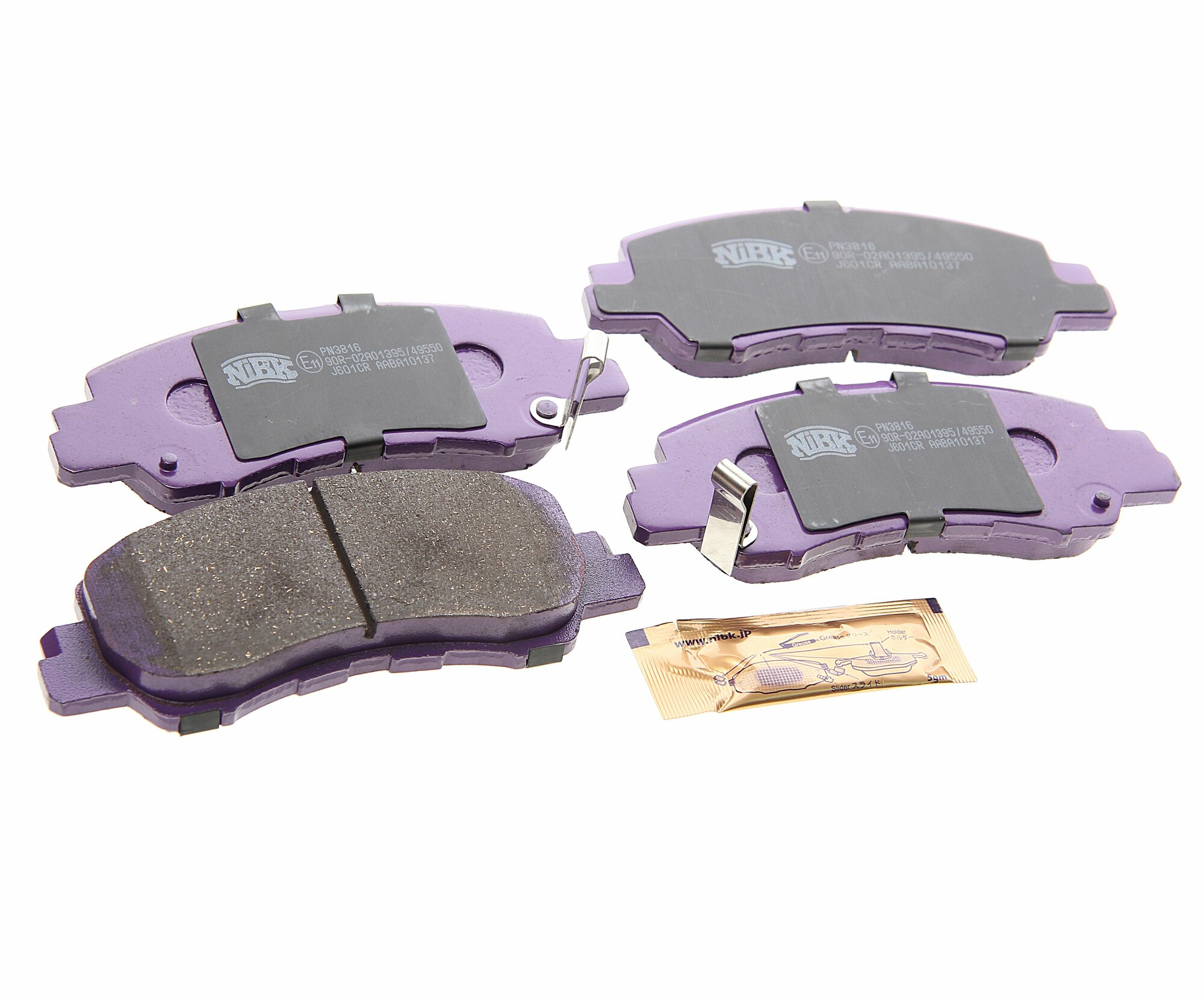 Колодки тормозные передние (4шт.) NiBK Арт. PN3816 / MITSUBISHI Eclipse (18-)