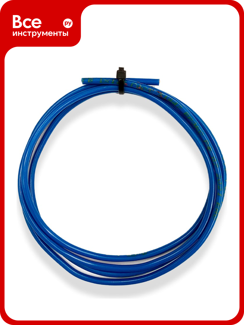 Электрический провод пугвнг(А)-LS проводник 1x6 мм2 синий, 5м OZ250036L5, для электрических установок