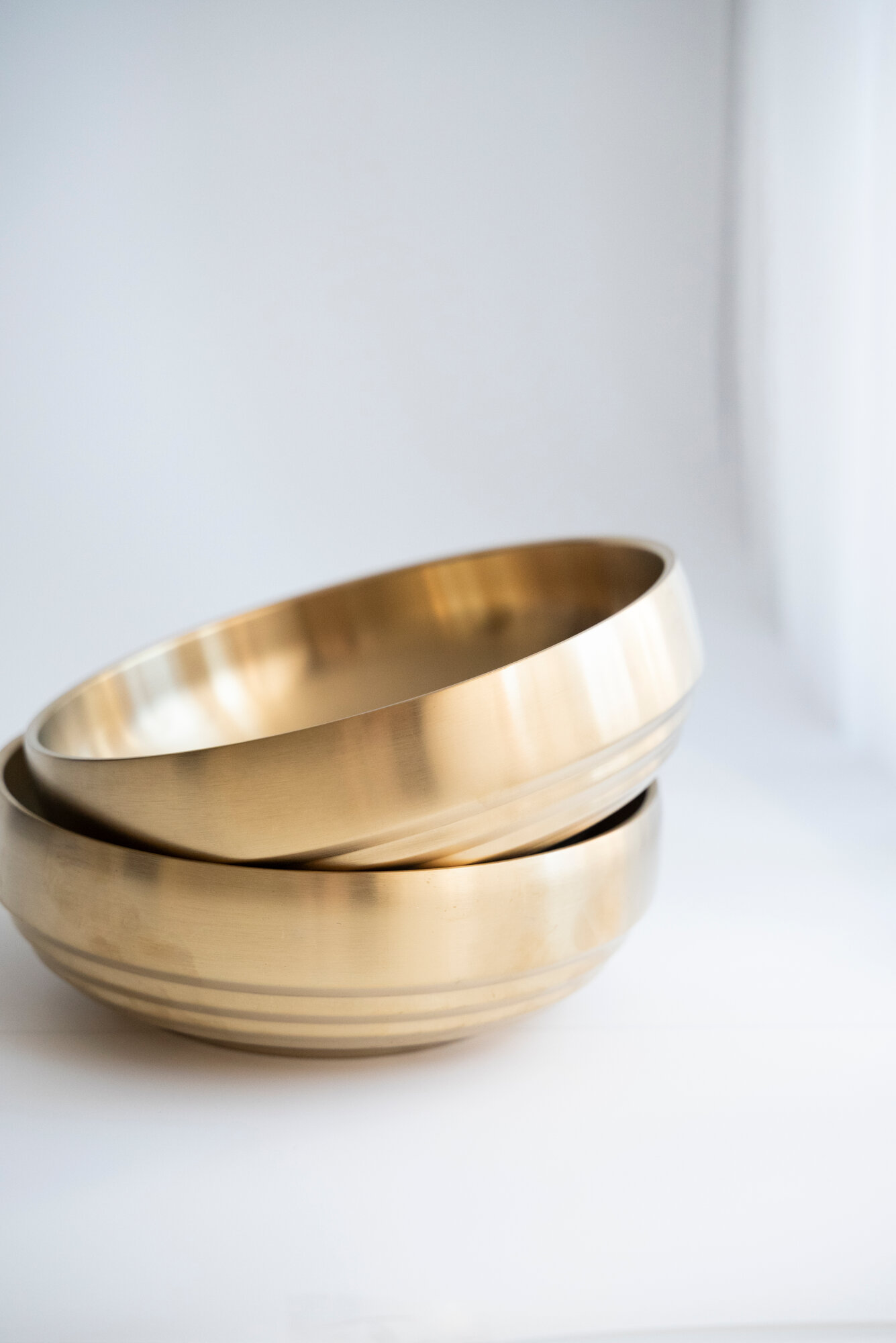 Миска золотая металлическая/ салатник из нержавеющей стали/ глубокая тарелка для кондитера/ железная миска