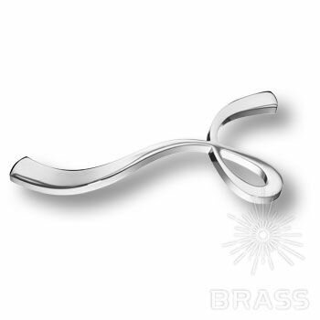 Ручка скоба модерн, глянцевый хром 160 мм