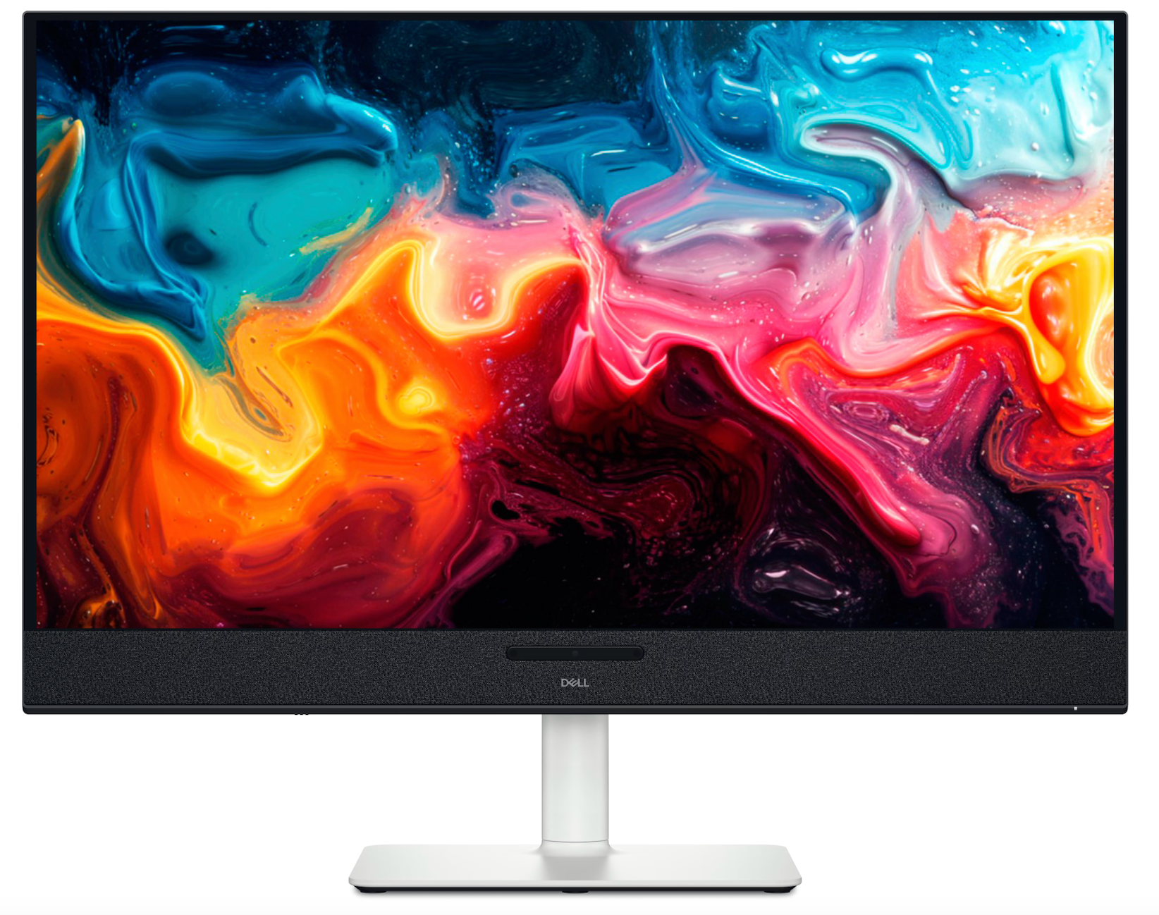 31.5" Монитор DELL S3225QC, QD-OLED, 4K UHD, 1000 кд/м2, 3840x2160, 120 Гц, HDR, FreeSync Premium, USB-C, HDMI, DisplayPort, серебристый, белый