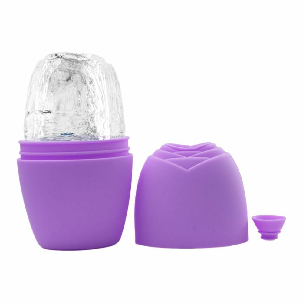 Инструмент для массажа лица кубиками льда, силиконовый ролик для льда