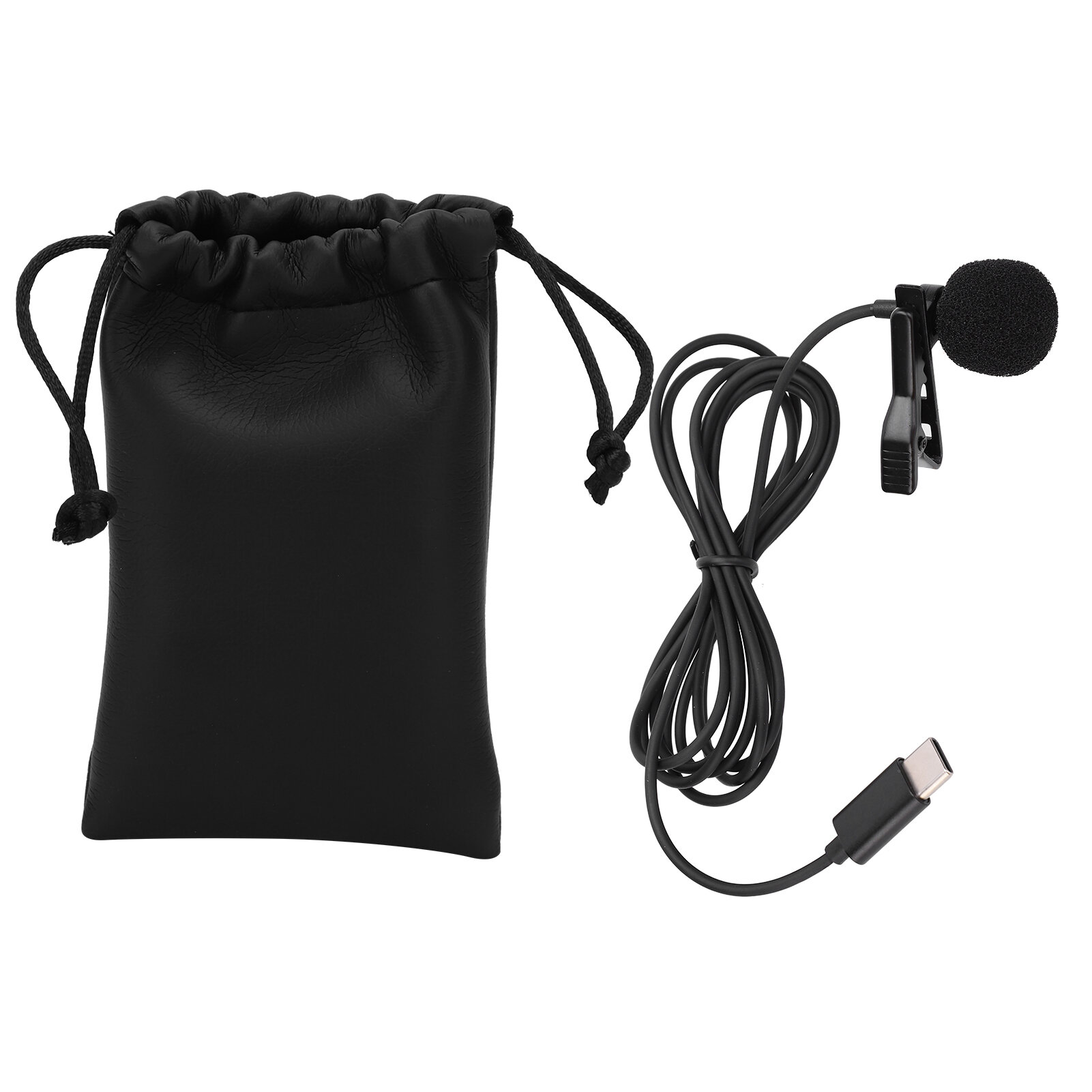 Lavalier Lapel Microphone Clip на проводном микрофоне без рук для интерфейсного устройства Typec
