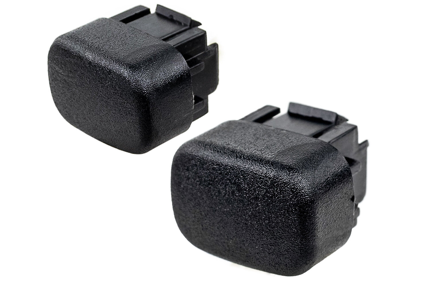 Комплект заглушек кнопок панели приборов, 2 шт на ВАЗ 2113-2115, Лада Калина, Нива Тревел, Шевроле Нива