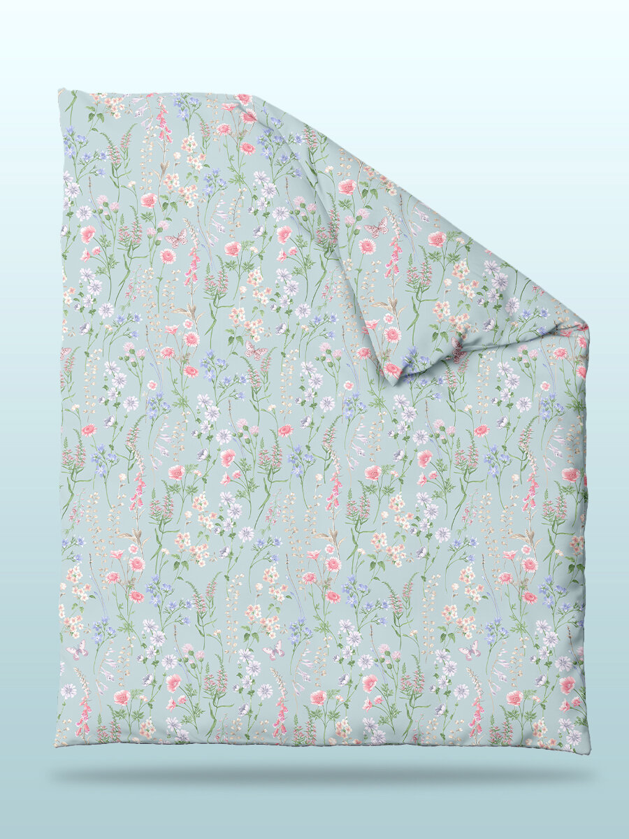 Пододеяльник Василиса 1,5-спальный 145х215 см, Поплин, хлопок 100%, Бельканто