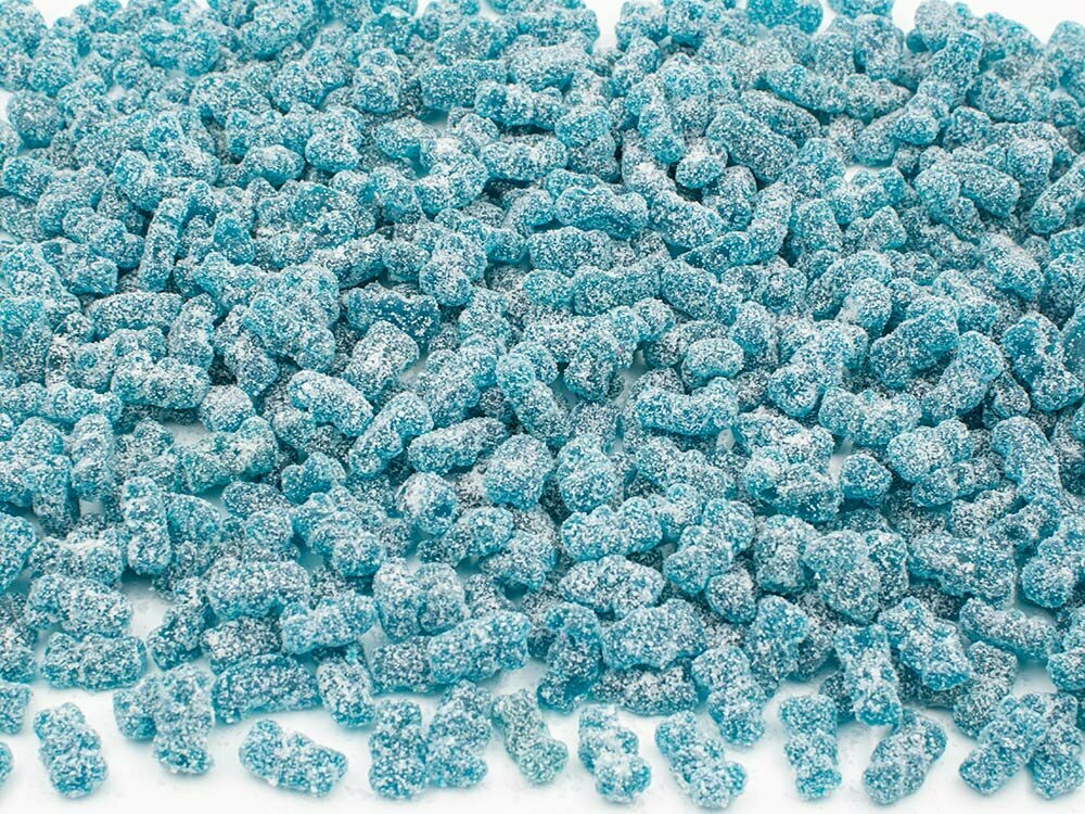 Мармелад жевательный Saadet "Мишки синие" кислые HALAL 1кг без глютена