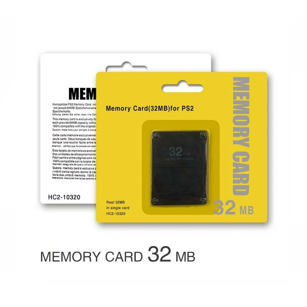 Карта памяти для игровой приставки Sony Playstation 2 PS2 Memory Card 32mb