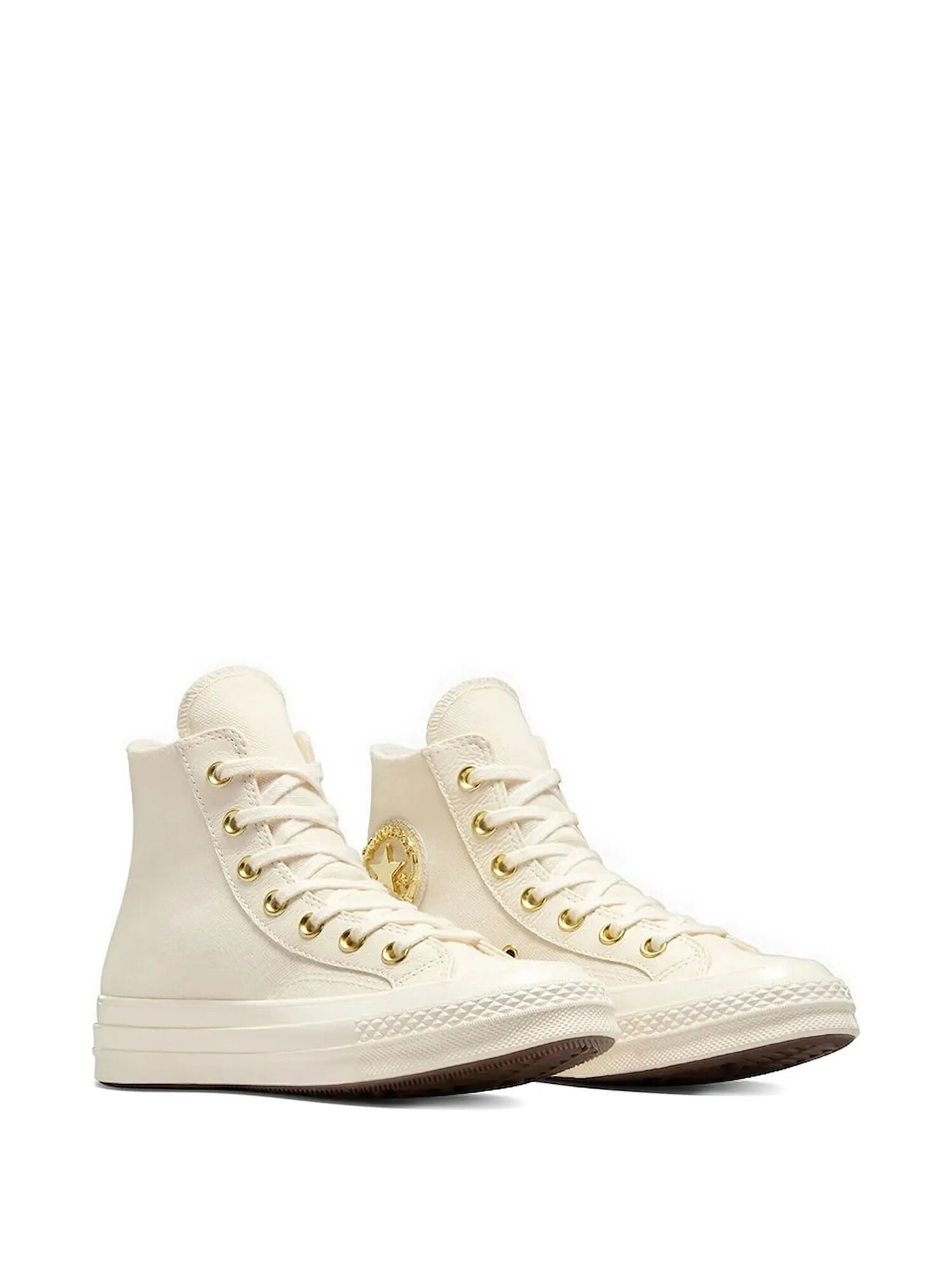Кроссовки Converse Chuck 70, размер 5.5 US, бежевый/белый — фото 1