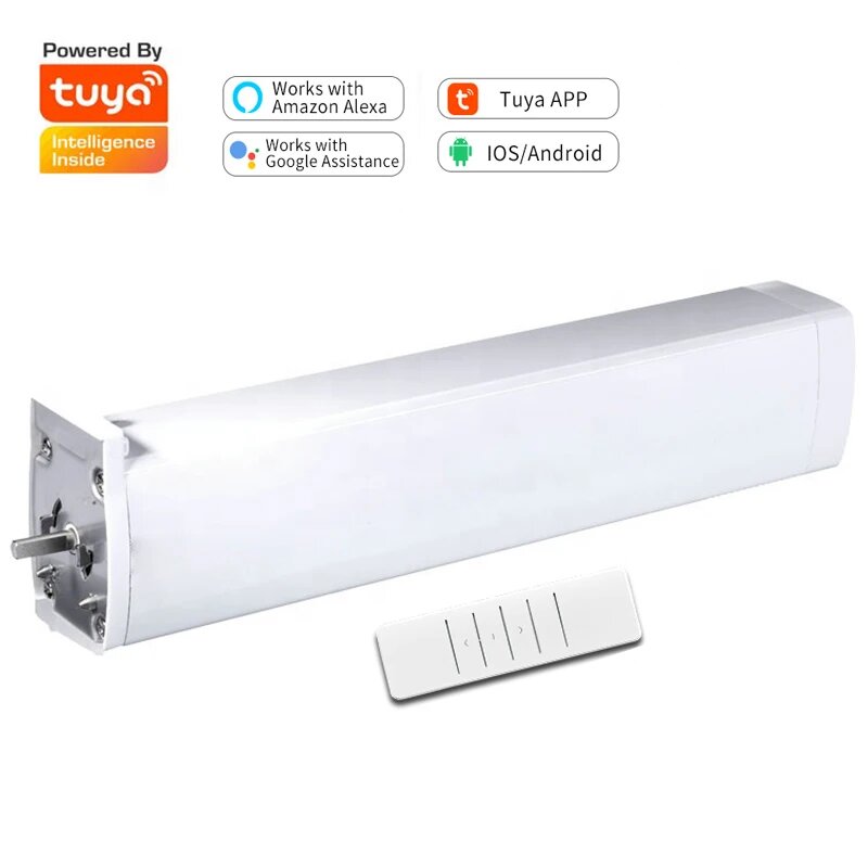 Электродвигатель для занавесок с Wi-Fi и голосовым управлением, 2,0 нм, EU WIFI motor and RC