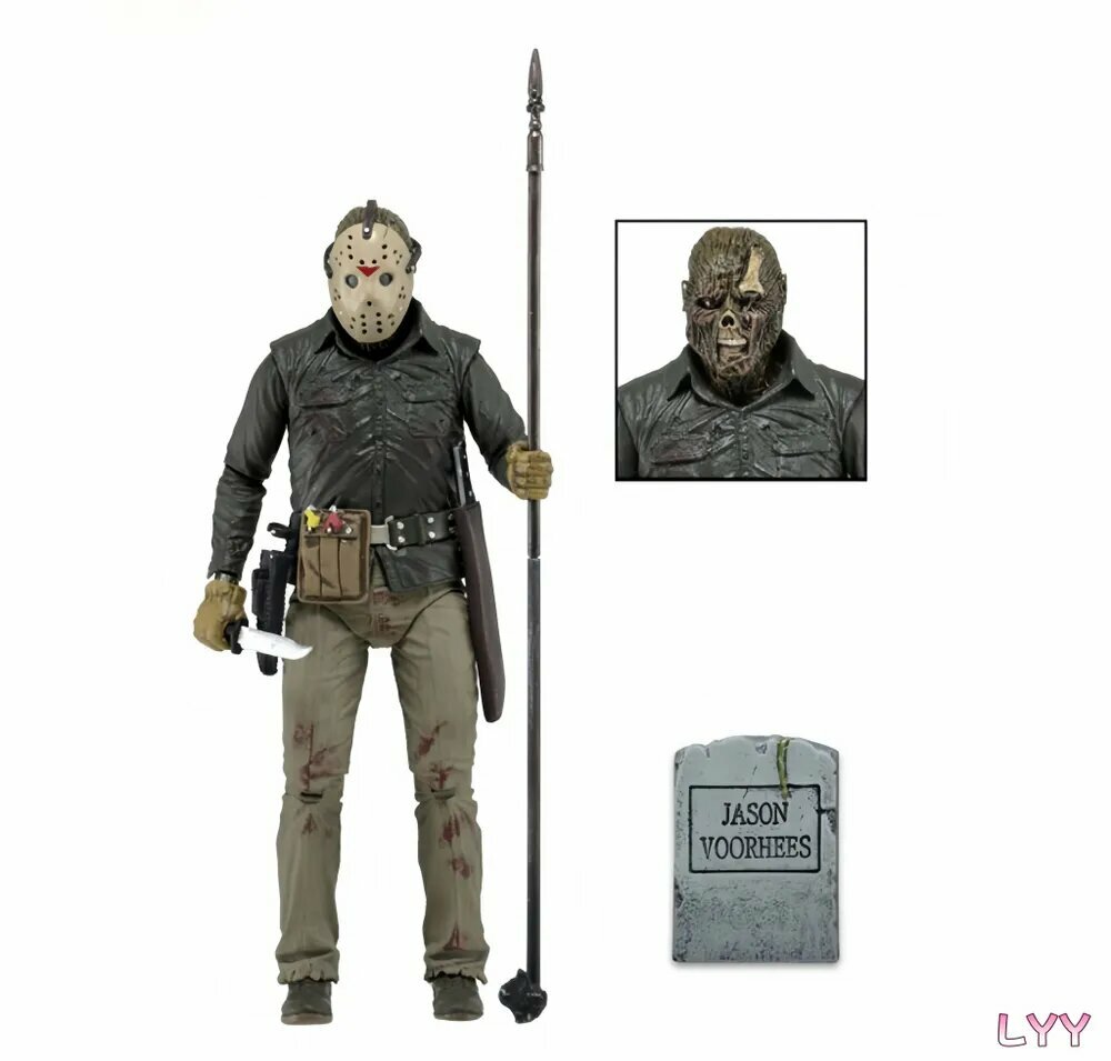 NECA Фигурка подвижная Джейсон Вурхиз Пятница 13 Friday the 13th