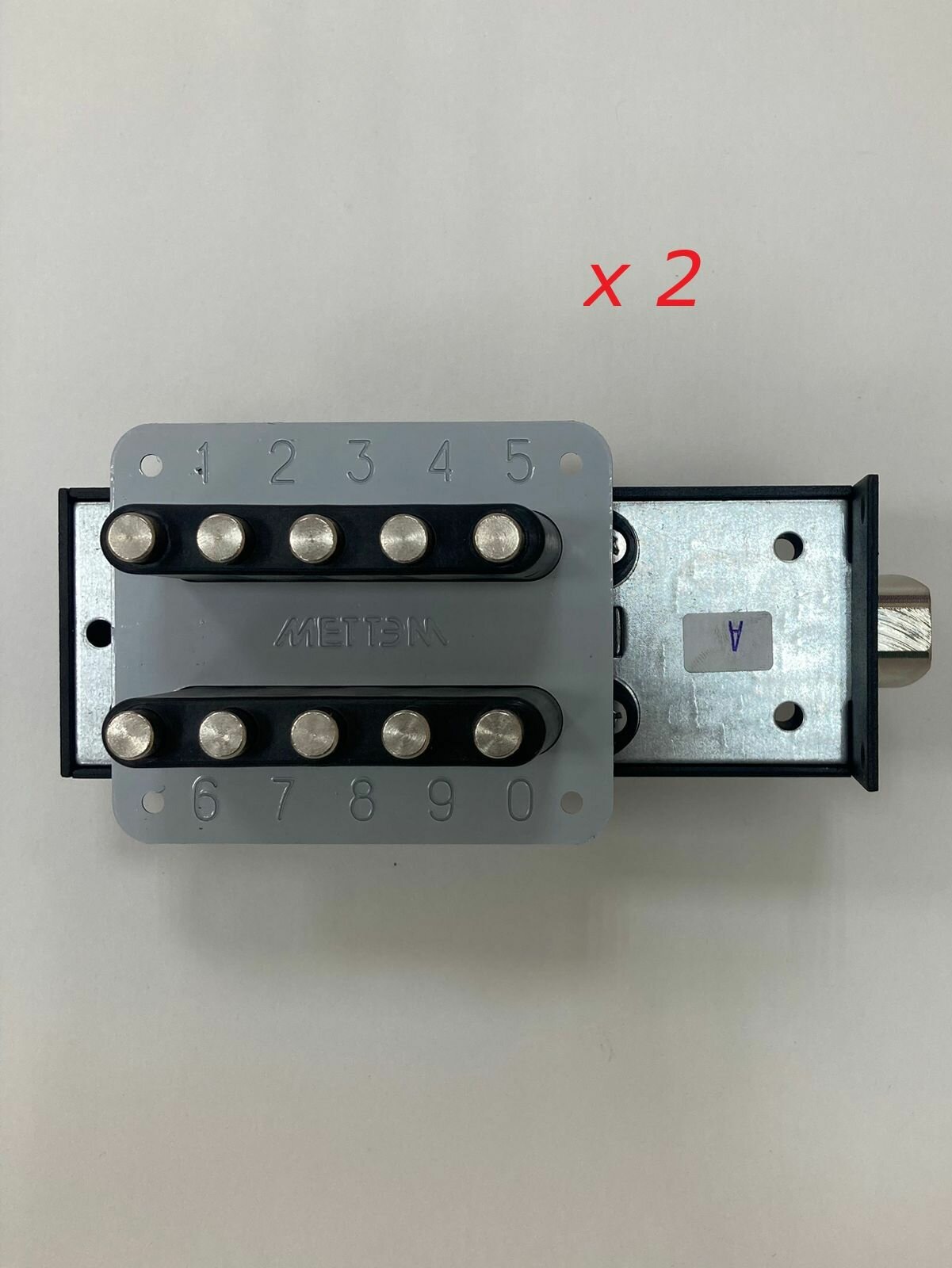 Комплект универсальных кодовых замков Меттэм ЗКП-2 /(ЗКП-40) 2 штуки