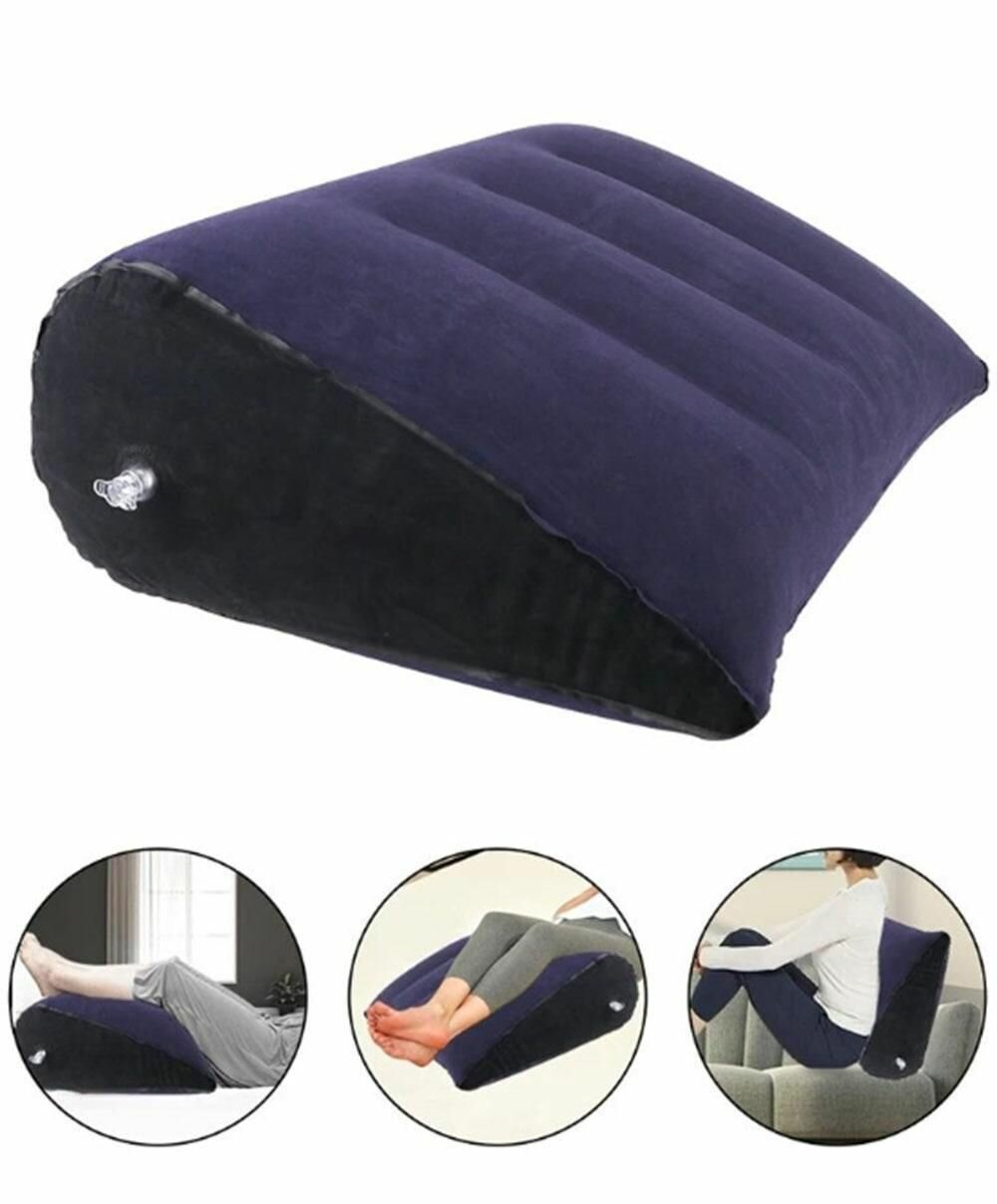 Надувная подушка из ПВХ, стекающаяся в переносную подушку