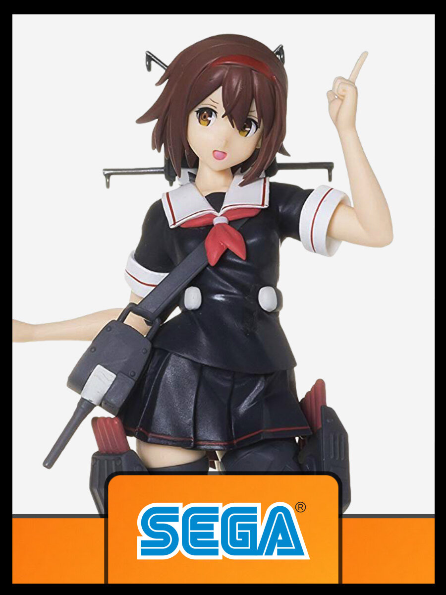 Оригинальная фигурка Shiratsuyu от Sega из аниме Kantai Collection / Сирацую «Флотская коллекция» 20 см